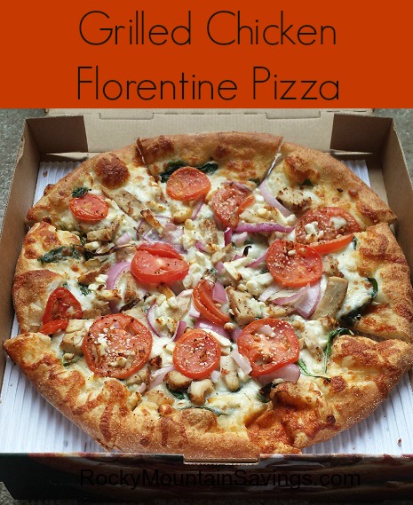 Marco's Pizza New Grilled Chicken Florentine Pizza #MarcosFreshSpinach